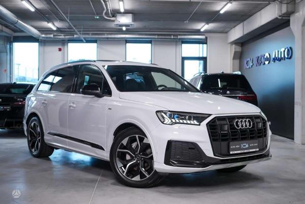 Balts Audi Q7 2020 Kauņa, ar dzinēja tilpumu 2.97 L un nobraukumu 103 tūkst. km par 52950 €, foto 1 vietnē AUTOMOTO.COM.LV