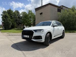 White Audi Q7 2020 in Limbazi, with an engine capacity of 3.00 L and mileage of 122 thousand km for 41500 €, photo 3 on AUTOMOTO.COM.LV