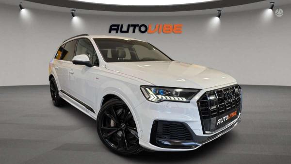 White Audi Q7 2020 in Vilnius, with an engine capacity of 3.00 L and mileage of 170 thousand km for 45444 €, photo 3 on AUTOMOTO.COM.LV