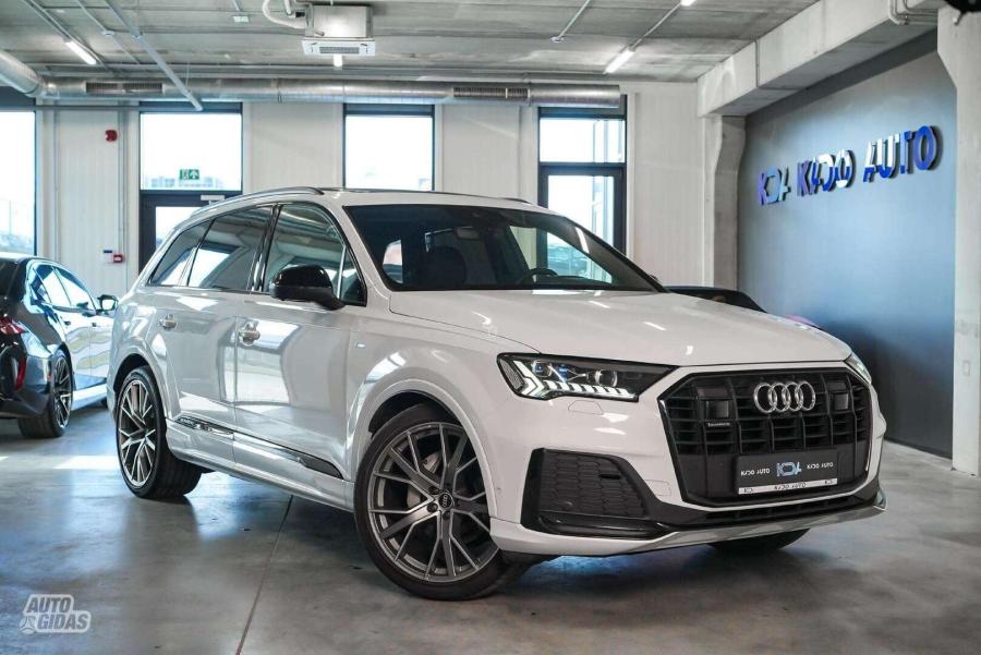 Balts Audi Q7 2020 Marijampole, ar dzinēja tilpumu 3.00 L un nobraukumu 103 tūkst. km par 49950 €, foto 1 vietnē AUTOMOTO.COM.LV
