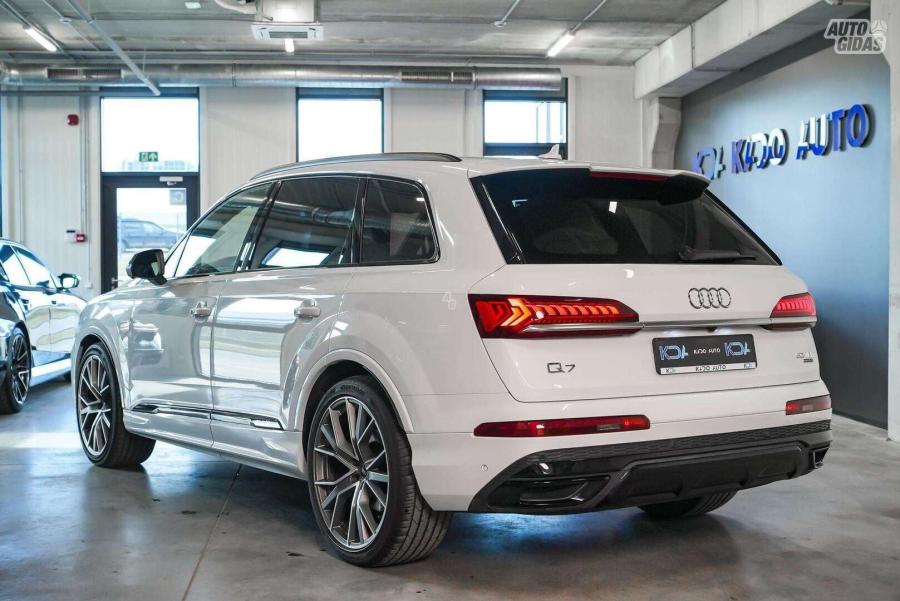 White Audi Q7 2020 in Marijampole, with an engine capacity of 3.00 L and mileage of 103 thousand km for 48950 €, photo 10 on AUTOMOTO.COM.LV