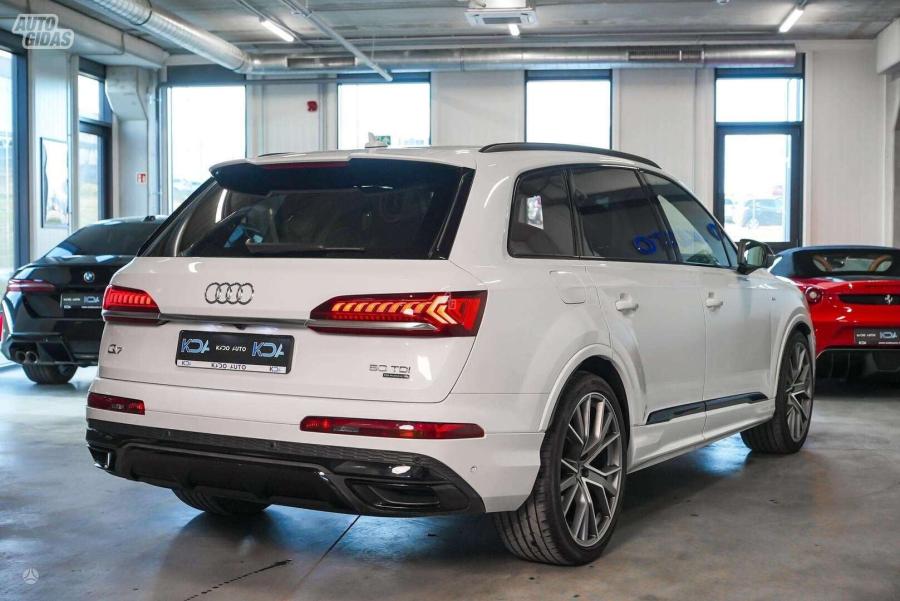 White Audi Q7 2020 in Marijampole, with an engine capacity of 3.00 L and mileage of 103 thousand km for 48950 €, photo 14 on AUTOMOTO.COM.LV