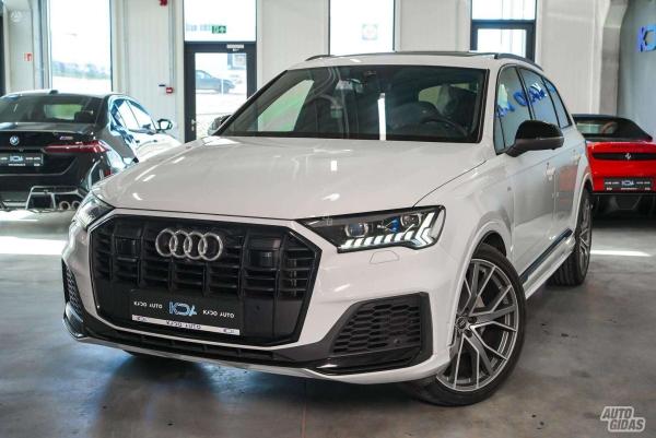 White Audi Q7 2020 in Marijampole, with an engine capacity of 3.00 L and mileage of 103 thousand km for 46950 €, photo 5 on AUTOMOTO.COM.LV