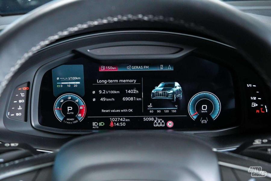 Balts Audi Q7 2020 Marijampole, ar dzinēja tilpumu 3.00 L un nobraukumu 103 tūkst. km par 46950 €, foto 33 vietnē AUTOMOTO.COM.LV