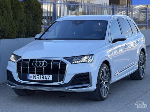 Balts Audi Q7 2020 Viļņa, ar dzinēja tilpumu 3.00 L un nobraukumu 125 tūkst. km par 43900 €, foto  vietnē AUTOMOTO.COM.LV