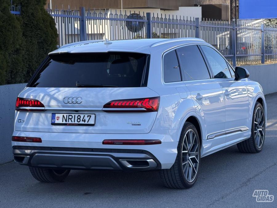 Balts Audi Q7 2020 Viļņa, ar dzinēja tilpumu 3.00 L un nobraukumu 125 tūkst. km par 43900 €, foto 5 vietnē AUTOMOTO.COM.LV