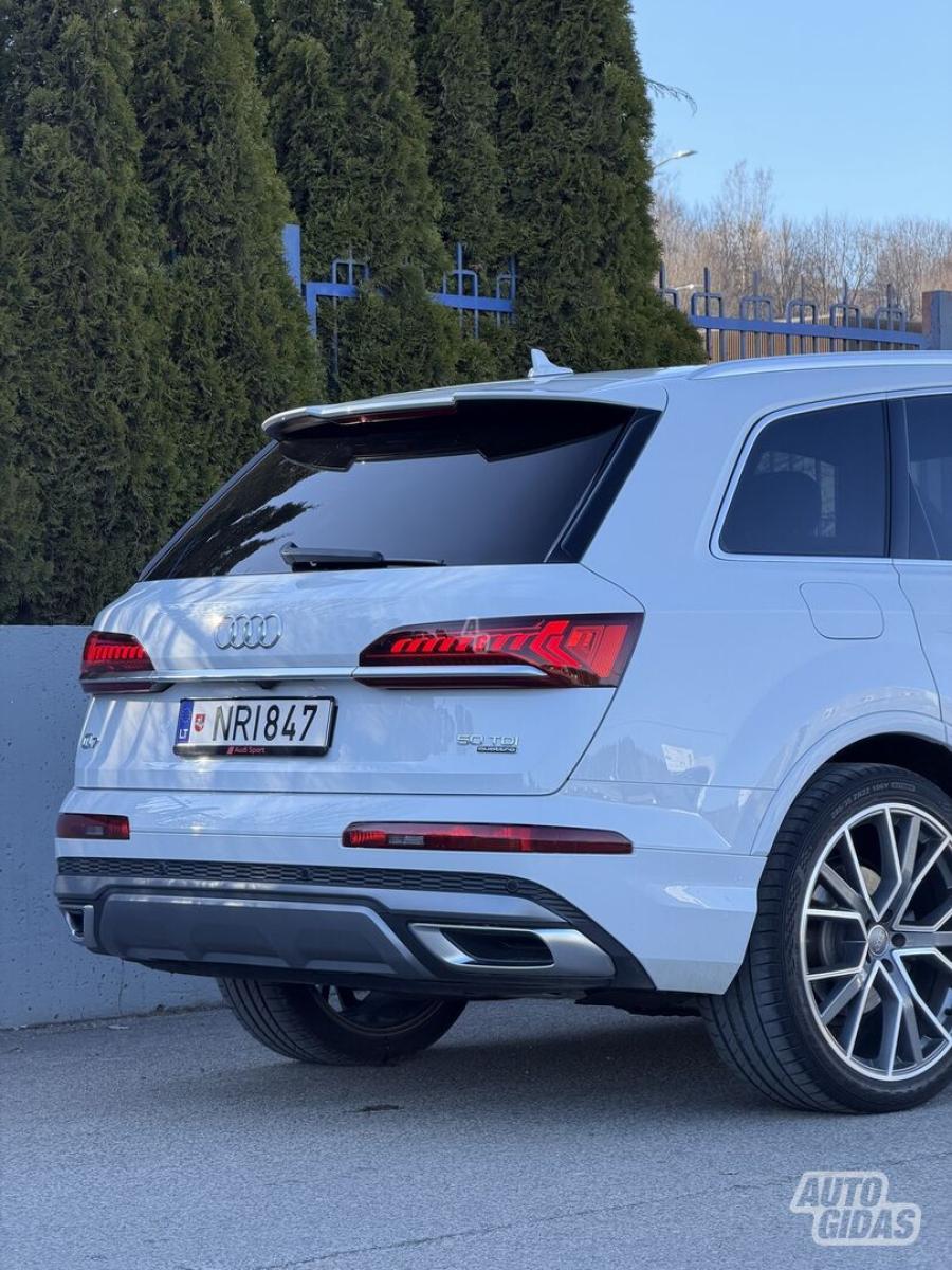 Balts Audi Q7 2020 Viļņa, ar dzinēja tilpumu 3.00 L un nobraukumu 125 tūkst. km par 43900 €, foto 6 vietnē AUTOMOTO.COM.LV