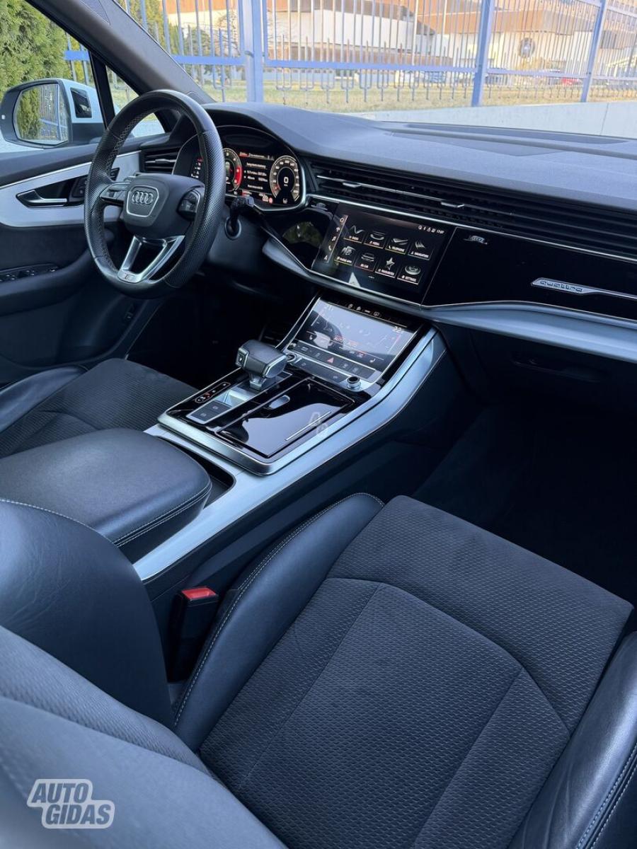 Balts Audi Q7 2020 Viļņa, ar dzinēja tilpumu 3.00 L un nobraukumu 125 tūkst. km par 43900 €, foto 14 vietnē AUTOMOTO.COM.LV