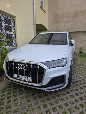 White Audi Q7 2020 in Vilnius, with an engine capacity of 2.97 L and mileage of 101 thousand km for 47000 €, photo 6 on AUTOMOTO.COM.LV