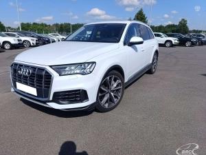 Balts Audi Q7 2020 Viļņa, ar dzinēja tilpumu 3.00 L un nobraukumu 118 tūkst. km par 38900 €, foto  vietnē AUTOMOTO.COM.LV
