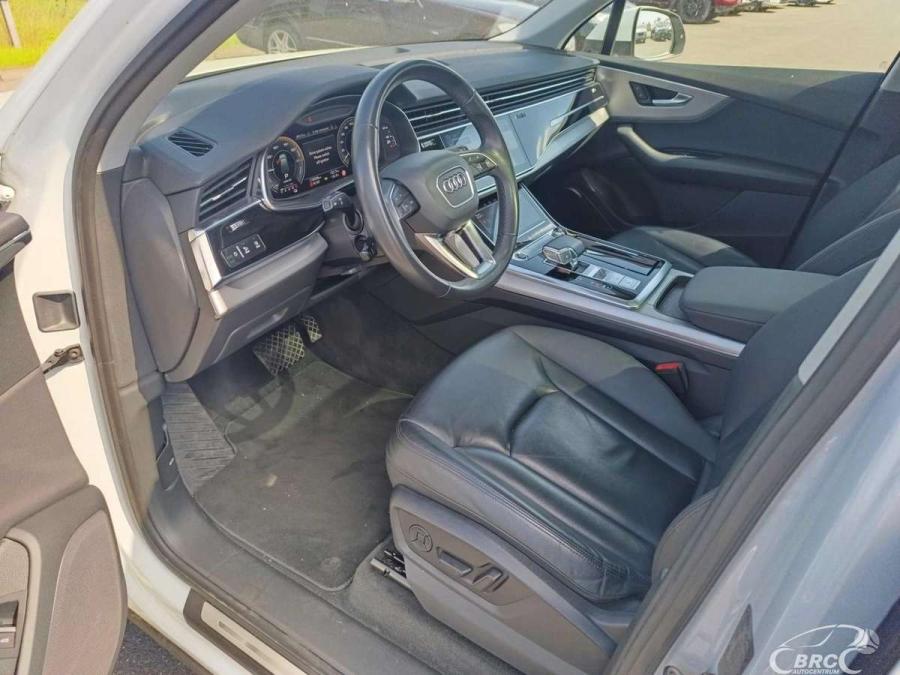 Balts Audi Q7 2020 Viļņa, ar dzinēja tilpumu 3.00 L un nobraukumu 118 tūkst. km par 38900 €, foto 12 vietnē AUTOMOTO.COM.LV