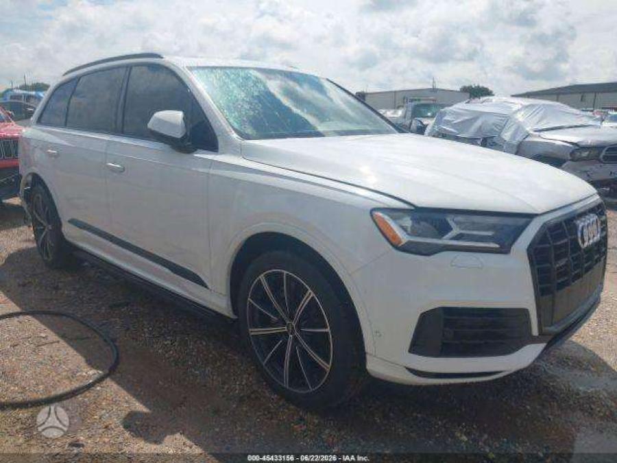 Balts Audi Q7 2020 Klaipėda, ar dzinēja tilpumu 0.00 L un nobraukumu 66 tūkst. km par 15000 €, foto 1 vietnē AUTOMOTO.COM.LV