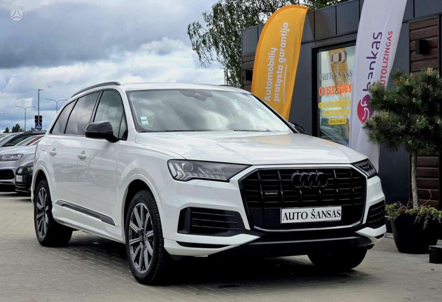 White Audi Q7 2020 in Taurage, with an engine capacity of 3.00 L and mileage of 252 thousand km for 30000 €, photo 1 on AUTOMOTO.COM.LV