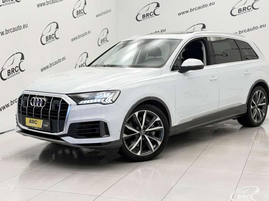 Balts Audi Q7 2020 Viļņa, ar dzinēja tilpumu 3.00 L un nobraukumu 118 tūkst. km par 37900 €, foto 1 vietnē AUTOMOTO.COM.LV