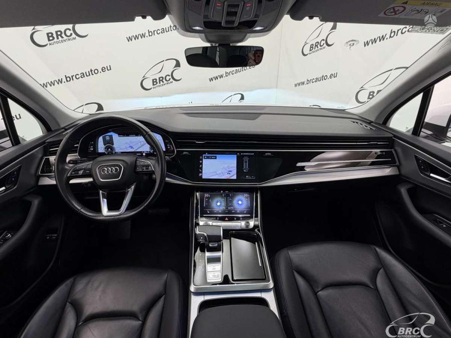 Balts Audi Q7 2020 Viļņa, ar dzinēja tilpumu 3.00 L un nobraukumu 118 tūkst. km par 37900 €, foto 5 vietnē AUTOMOTO.COM.LV