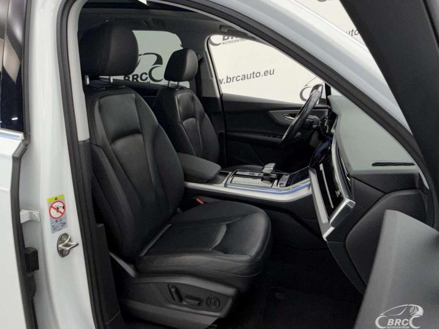 Balts Audi Q7 2020 Viļņa, ar dzinēja tilpumu 3.00 L un nobraukumu 118 tūkst. km par 37900 €, foto 9 vietnē AUTOMOTO.COM.LV