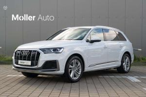 Balts Audi Q7 2021 Viļņa, ar dzinēja tilpumu 3.00 L un nobraukumu 151 tūkst. km par 37700 €, foto  vietnē AUTOMOTO.COM.LV