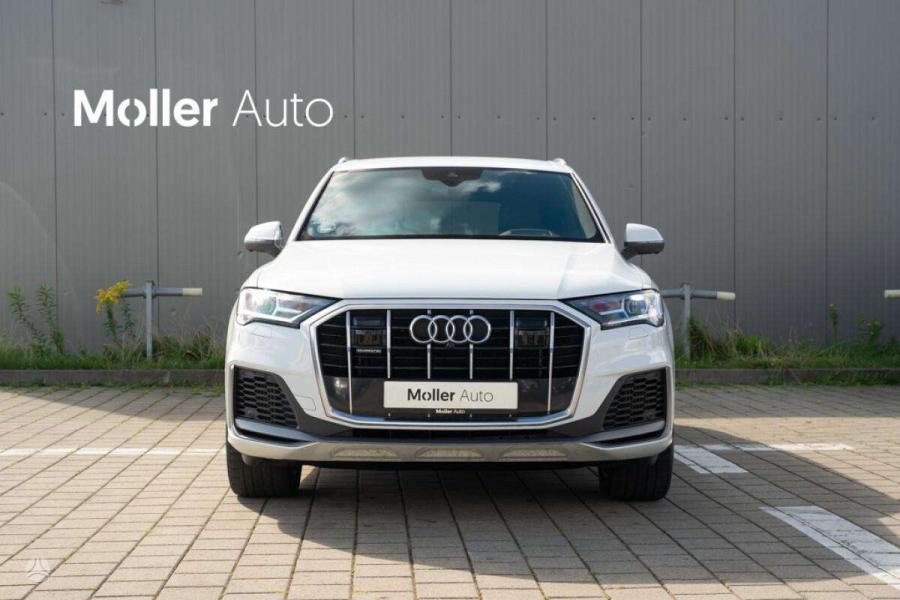 Balts Audi Q7 2021 Viļņa, ar dzinēja tilpumu 3.00 L un nobraukumu 151 tūkst. km par 37700 €, foto 2 vietnē AUTOMOTO.COM.LV