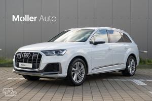 Balts Audi Q7 2021 Viļņa, ar dzinēja tilpumu 3.00 L un nobraukumu 151 tūkst. km par 37700 €, foto  vietnē AUTOMOTO.COM.LV