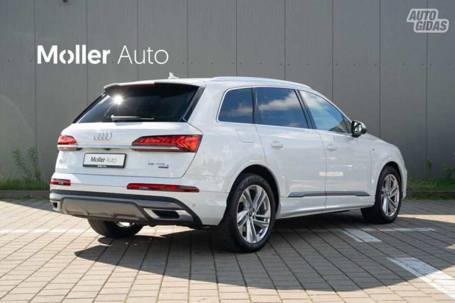 White Audi Q7 2021 in Vilnius, with an engine capacity of 3.00 L and mileage of 151 thousand km for 37700 €, photo 7 on AUTOMOTO.COM.LV