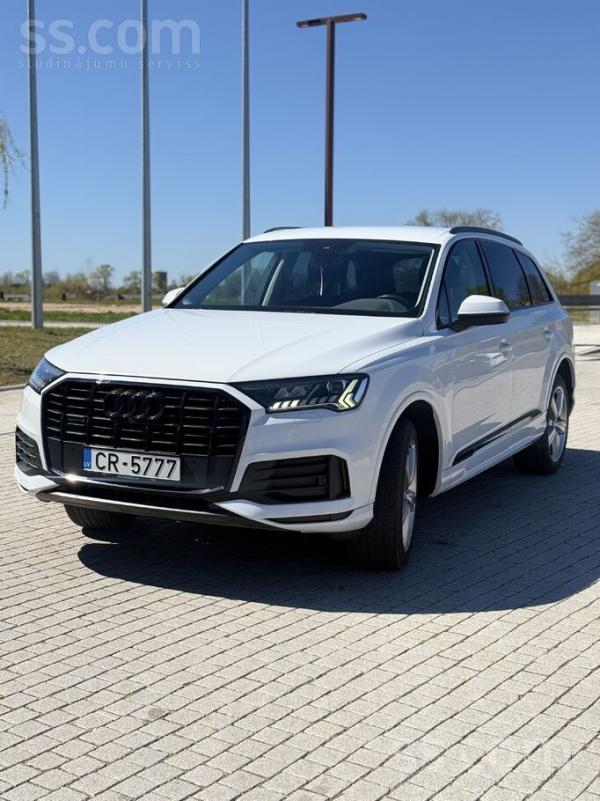 Balts Audi Q7 2021 Rēzekne, ar dzinēja tilpumu 3.00 L un nobraukumu 0 tūkst. km par 37000 €, foto 1 vietnē AUTOMOTO.COM.LV