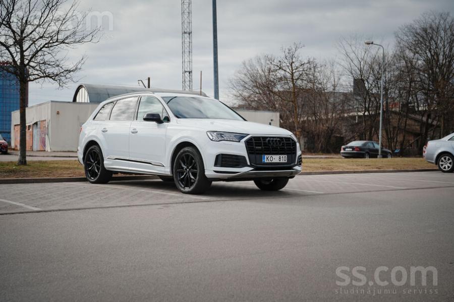Balts Audi Q7 2021 Rīga, ar dzinēja tilpumu 3.00 L un nobraukumu 111 tūkst. km par 39500 €, foto 3 vietnē AUTOMOTO.COM.LV