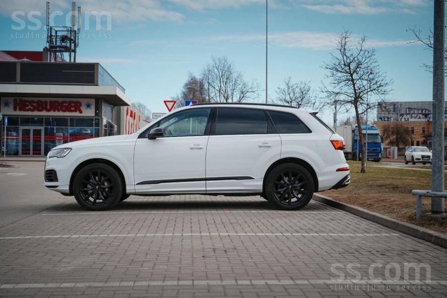 Balts Audi Q7 2021 Rīga, ar dzinēja tilpumu 3.00 L un nobraukumu 111 tūkst. km par 39500 €, foto 8 vietnē AUTOMOTO.COM.LV