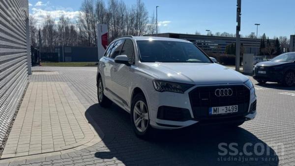 Balts Audi Q7 2021 Rīga, ar dzinēja tilpumu 3.00 L un nobraukumu 139 tūkst. km par 38900 €, foto 2 vietnē AUTOMOTO.COM.LV