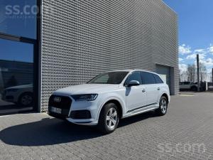 Balts Audi Q7 2021 Rīga, ar dzinēja tilpumu 3.00 L un nobraukumu 139 tūkst. km par 38900 €, foto 4 vietnē AUTOMOTO.COM.LV
