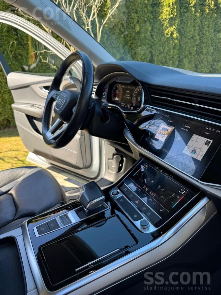Balts Audi Q7 2021 Rīga, ar dzinēja tilpumu 3.00 L un nobraukumu 139 tūkst. km par 38900 €, foto 11 vietnē AUTOMOTO.COM.LV