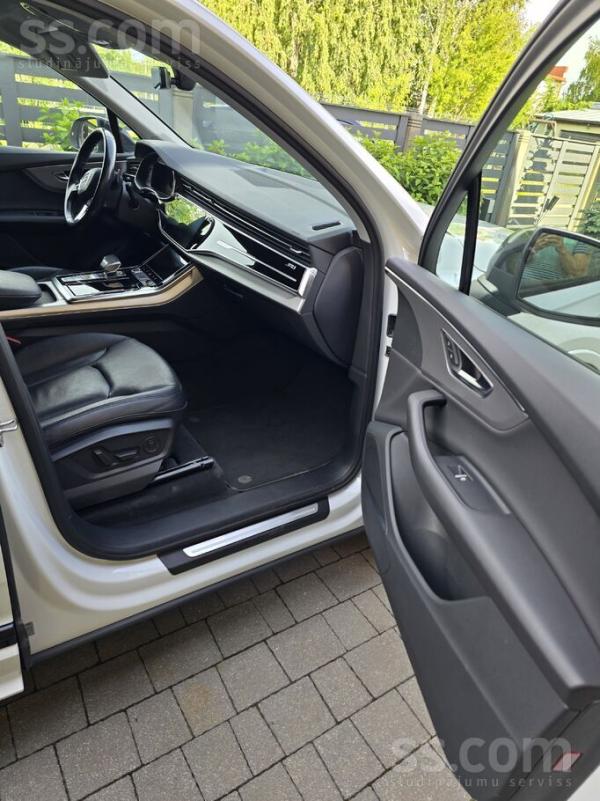 Balts Audi Q7 2021 Rīga, ar dzinēja tilpumu 3.00 L un nobraukumu 113 tūkst. km par 39500 €, foto 9 vietnē AUTOMOTO.COM.LV