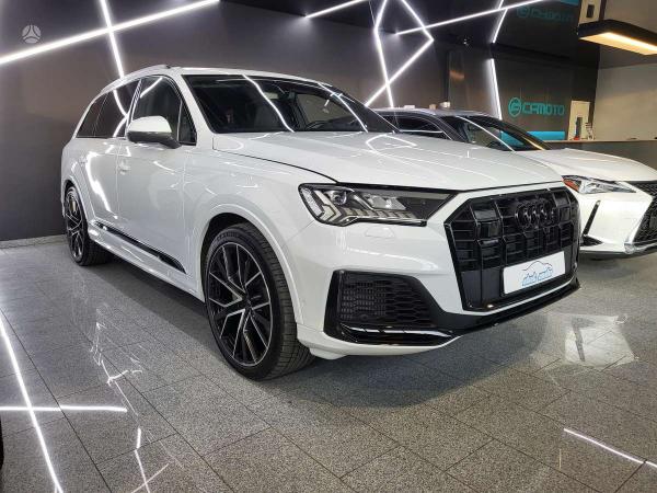 Balts Audi Q7 2021 Šauļi, ar dzinēja tilpumu 3.00 L un nobraukumu 73 tūkst. km par 41450 €, foto 1 vietnē AUTOMOTO.COM.LV