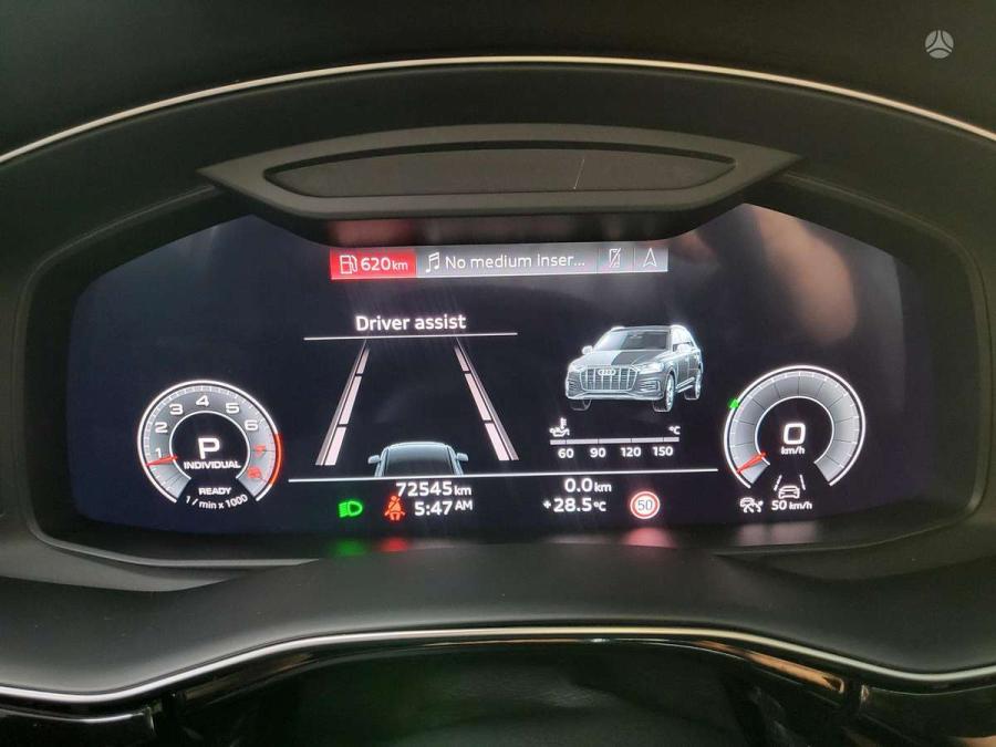 Белый Ауди Ку 7 2021 в Шяуляй, объемом двигателя 3.00 л и пробегом 73 тыс. км за 41450 €, фото 9 на AUTOMOTO.COM.LV