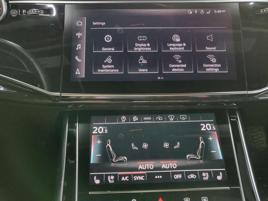 White Audi Q7 2021 in Siauliai, with an engine capacity of 3.00 L and mileage of 73 thousand km for 41450 €, photo 26 on AUTOMOTO.COM.LV