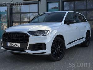 White Audi Q7 2021 in Riga, with an engine capacity of 3.00 L and mileage of 113 thousand km for 39500 €, photo  on AUTOMOTO.COM.LV