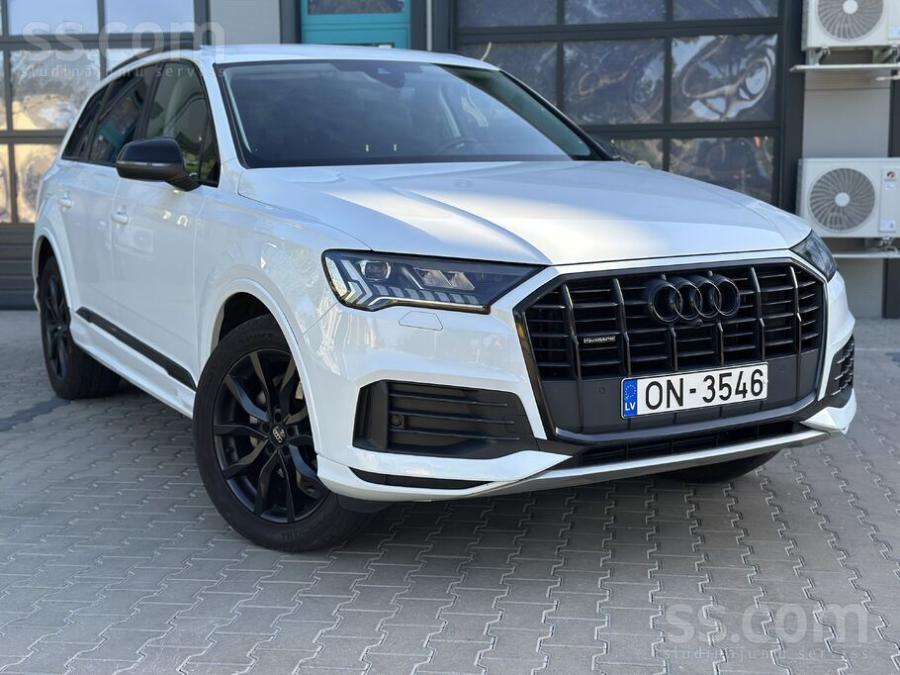 White Audi Q7 2021 in Riga, with an engine capacity of 3.00 L and mileage of 113 thousand km for 39500 €, photo 10 on AUTOMOTO.COM.LV