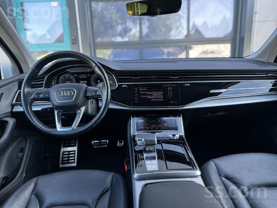 White Audi Q7 2021 in Riga, with an engine capacity of 3.00 L and mileage of 113 thousand km for 39500 €, photo 14 on AUTOMOTO.COM.LV