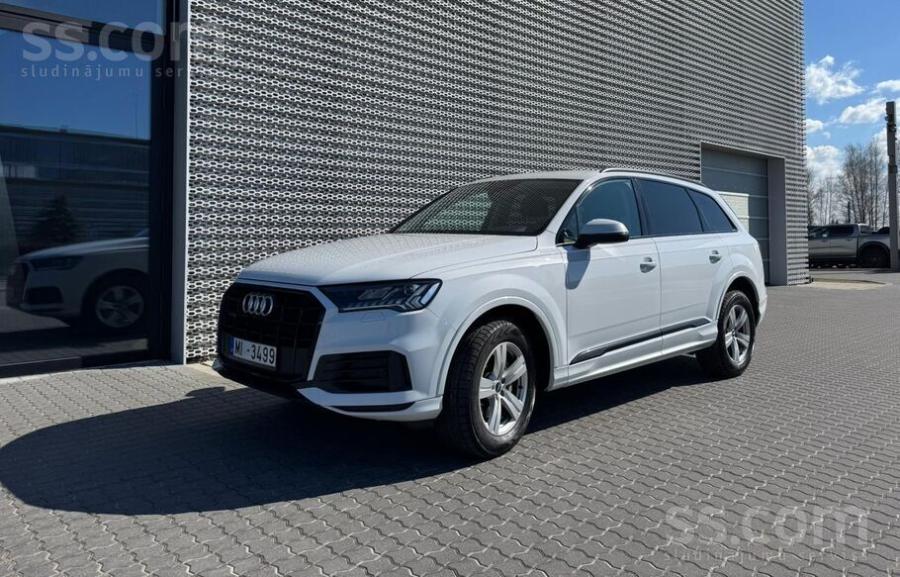 Balts Audi Q7 2021 Rīga, ar dzinēja tilpumu 3.00 L un nobraukumu 139 tūkst. km par 37000 €, foto 1 vietnē AUTOMOTO.COM.LV