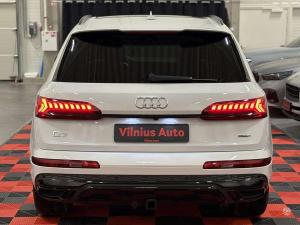 White Audi Q7 2021 in Vilnius, with an engine capacity of 3.00 L and mileage of 71 thousand km for 38500 €, photo 6 on AUTOMOTO.COM.LV