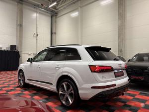 White Audi Q7 2021 in Vilnius, with an engine capacity of 3.00 L and mileage of 71 thousand km for 38500 €, photo 7 on AUTOMOTO.COM.LV