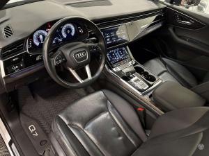 White Audi Q7 2021 in Vilnius, with an engine capacity of 3.00 L and mileage of 71 thousand km for 38500 €, photo 12 on AUTOMOTO.COM.LV