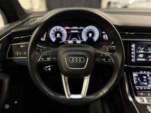 White Audi Q7 2021 in Vilnius, with an engine capacity of 3.00 L and mileage of 71 thousand km for 38500 €, photo 23 on AUTOMOTO.COM.LV