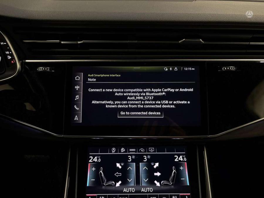 White Audi Q7 2021 in Vilnius, with an engine capacity of 3.00 L and mileage of 71 thousand km for 38500 €, photo 27 on AUTOMOTO.COM.LV