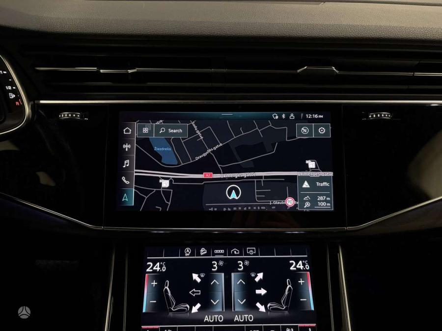 White Audi Q7 2021 in Vilnius, with an engine capacity of 3.00 L and mileage of 71 thousand km for 38500 €, photo 28 on AUTOMOTO.COM.LV