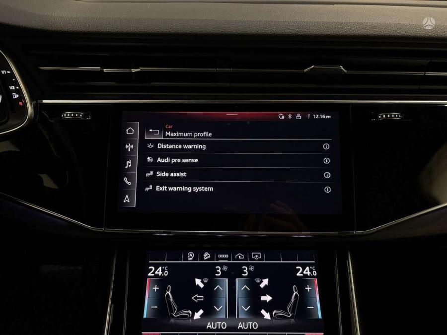 White Audi Q7 2021 in Vilnius, with an engine capacity of 3.00 L and mileage of 71 thousand km for 38500 €, photo 29 on AUTOMOTO.COM.LV