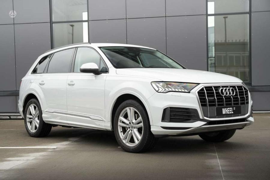 Balts Audi Q7 2022 Viļņa, ar dzinēja tilpumu 2.97 L un nobraukumu 61 tūkst. km par 44500 €, foto 10 vietnē AUTOMOTO.COM.LV