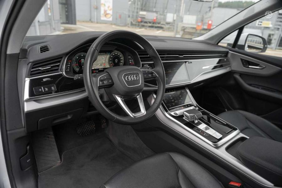 Balts Audi Q7 2022 Viļņa, ar dzinēja tilpumu 2.97 L un nobraukumu 61 tūkst. km par 44500 €, foto 13 vietnē AUTOMOTO.COM.LV