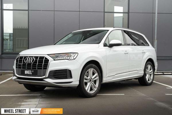 White Audi Q7 2022 in Vilnius, with an engine capacity of 2.97 L and mileage of 61 thousand km for 43500 €, photo 1 on AUTOMOTO.COM.LV