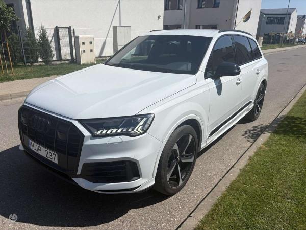 Balts Audi Q7 2022 Viļņa, ar dzinēja tilpumu 3.00 L un nobraukumu 81 tūkst. km par 50000 €, foto 1 vietnē AUTOMOTO.COM.LV