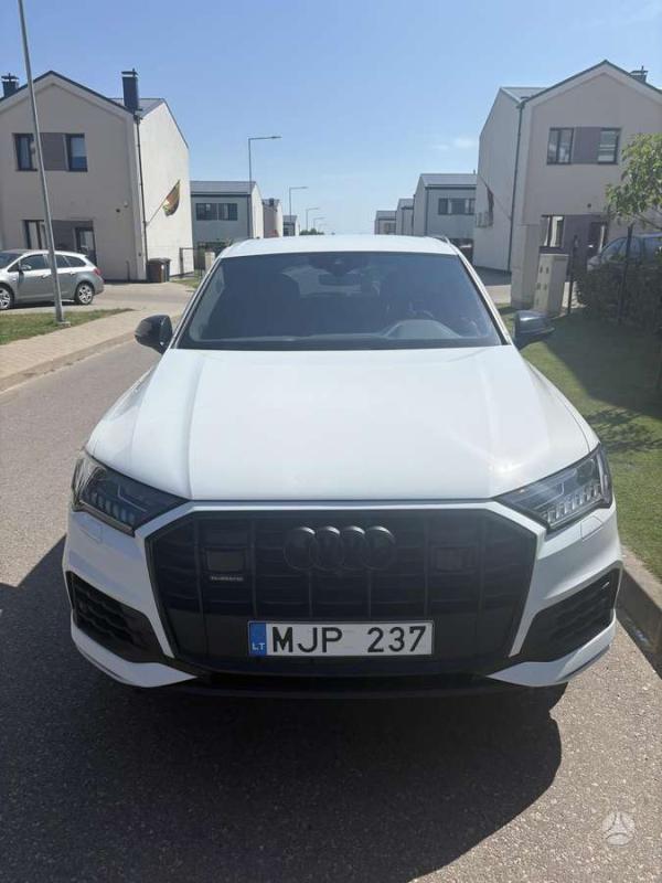 Balts Audi Q7 2022 Viļņa, ar dzinēja tilpumu 3.00 L un nobraukumu 81 tūkst. km par 50000 €, foto 3 vietnē AUTOMOTO.COM.LV